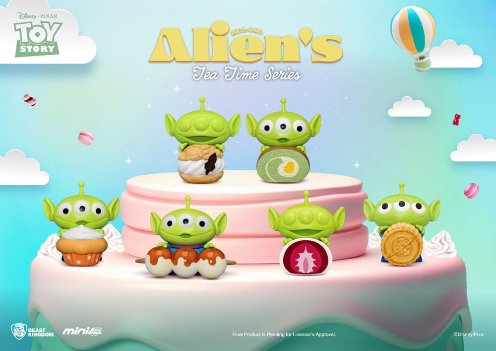 Køb Toy Story Mini Egg Attack Figures Alien's Tea Time Series Set 10 cm hos Superhelten Legetøj