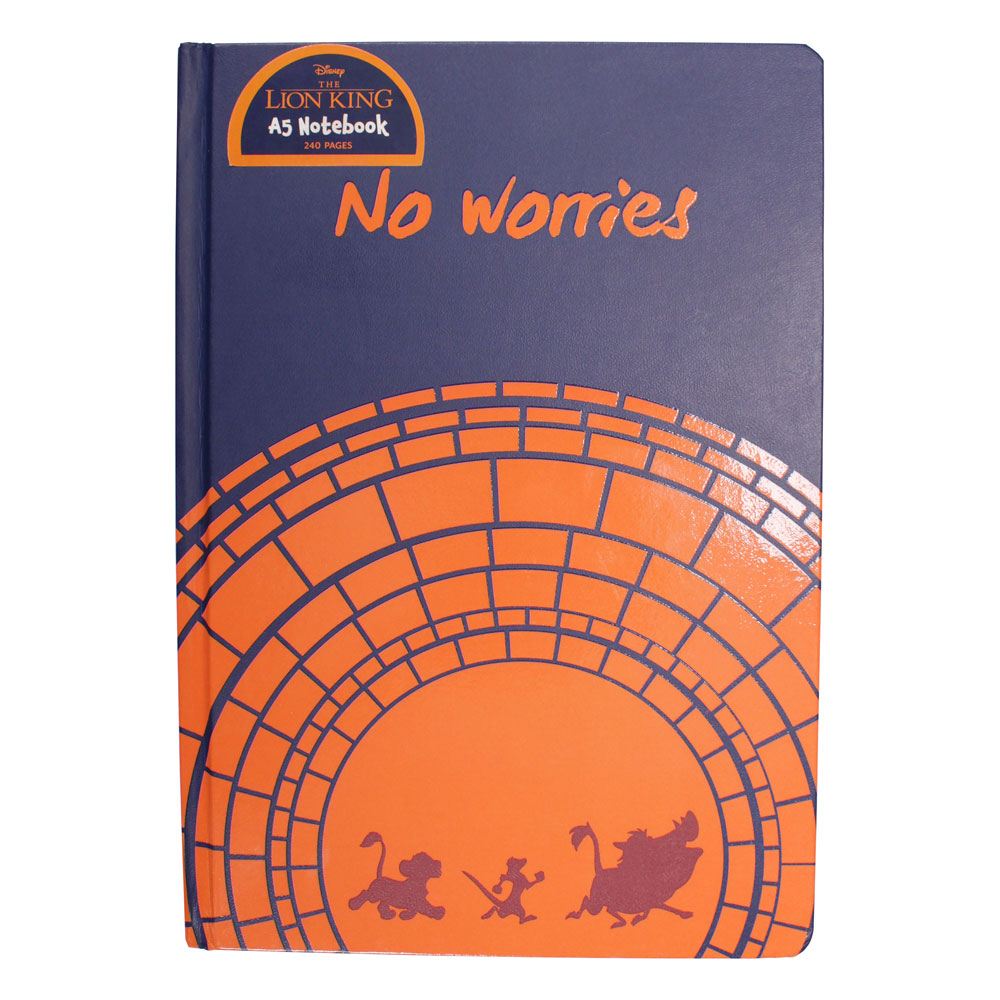 Køb The Lion King Notebook A5 No Worries hos Superhelten Legetøj
