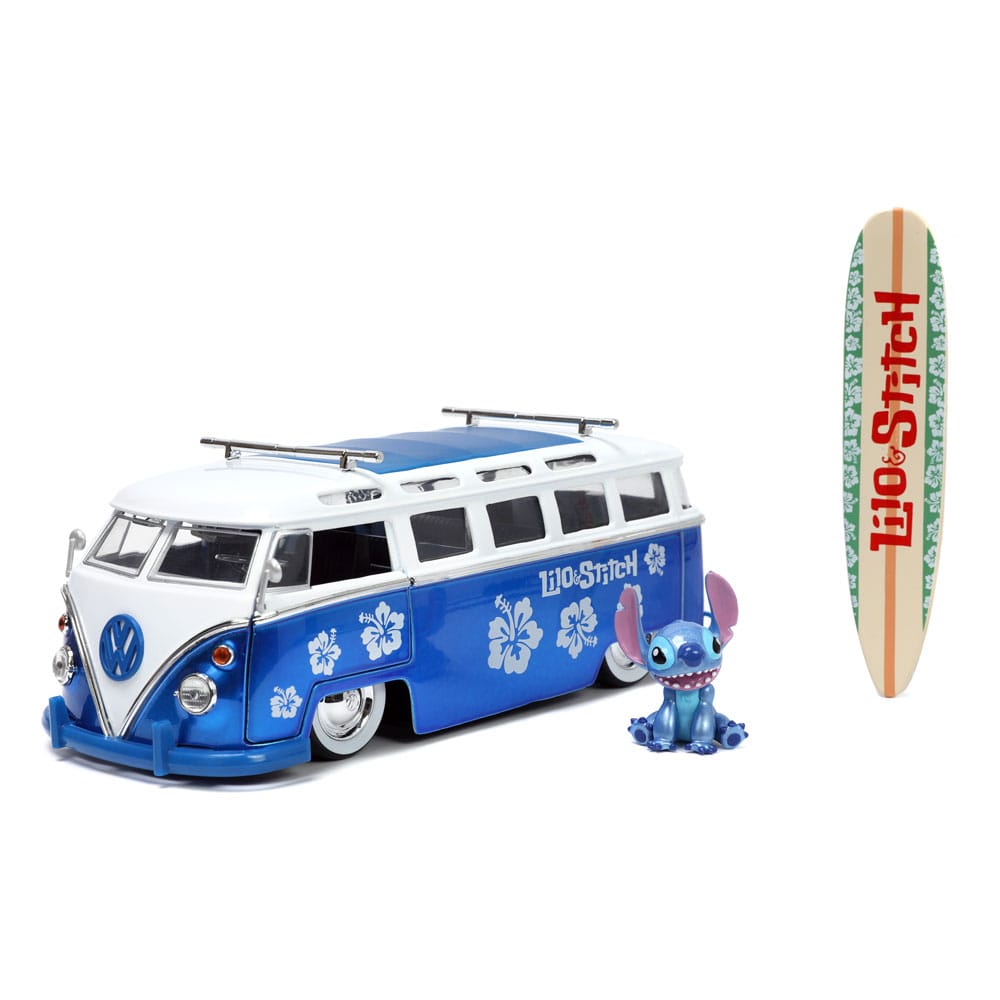 Køb Lilo & Stitch Hollywood Rides Diecast Model 1/24 1962 VW Bus with ...