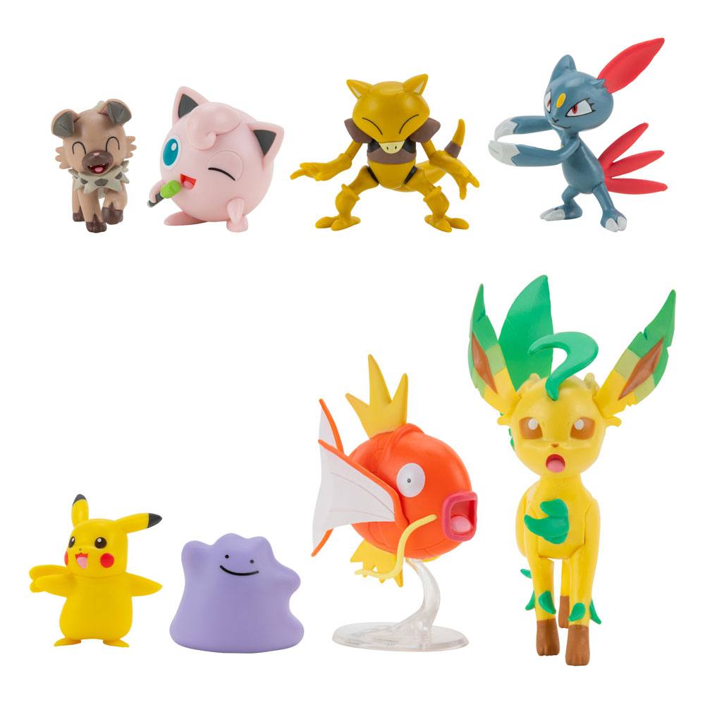 Køb Pokémon Battle Figure Set Figure 8-Pack Female Pikachu, Jigglypuff ...