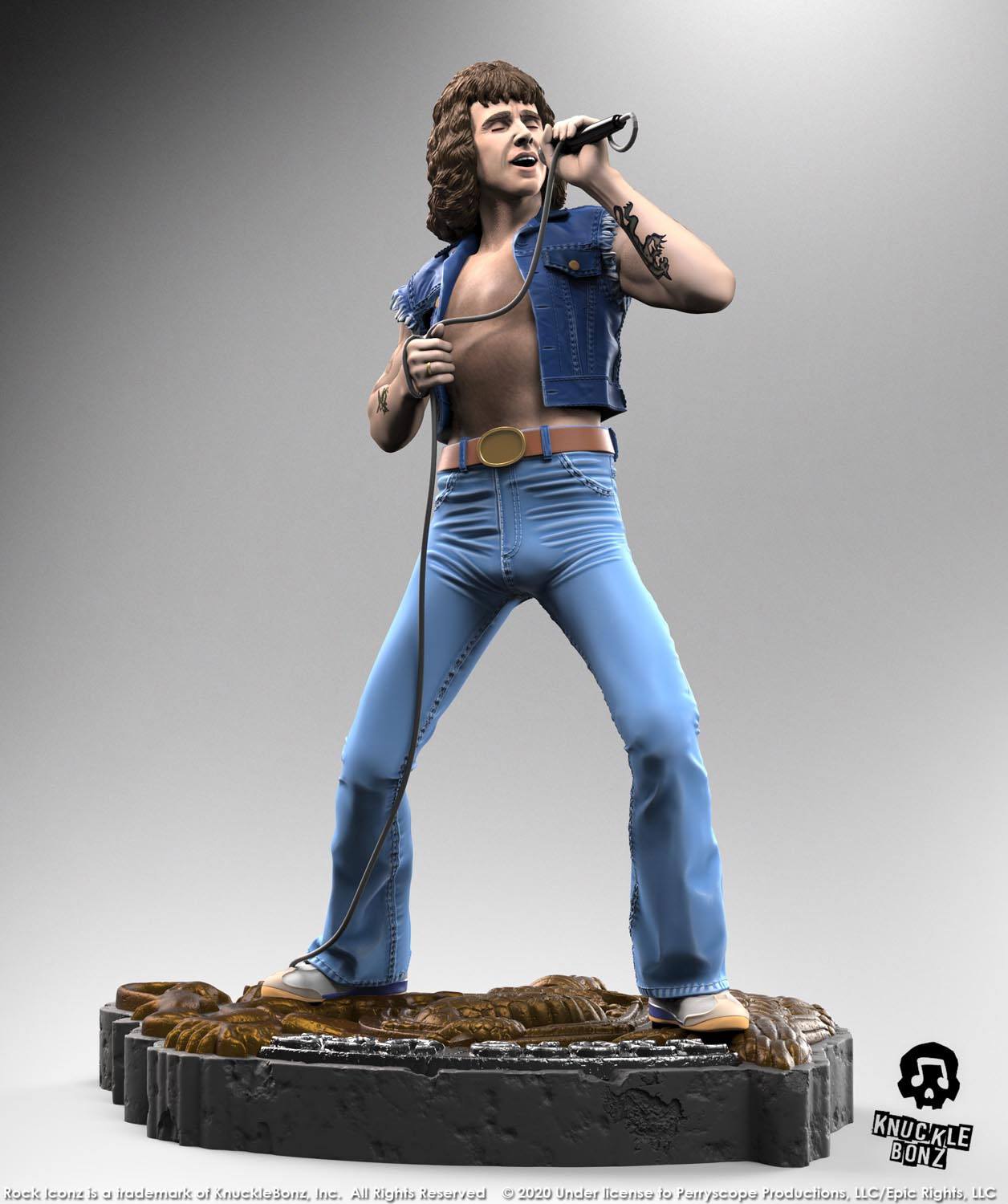 Køb Bon Scott Rock Iconz Statue Bon Scott Limited Edition 22 cm hos ...