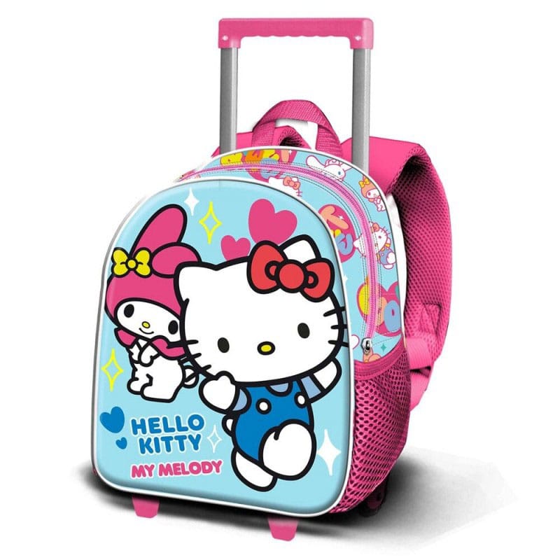 Køb Sanrio 3D Backpack with Wheels Hello Kitty Friendship Blue Small ...