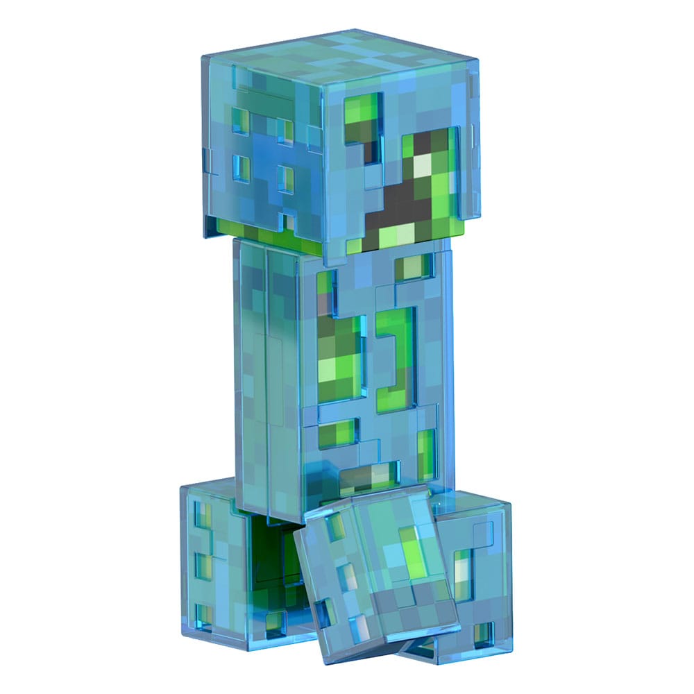 Køb Minecraft Diamond Level Action Figure Creeper 14 cm hos Superhelten ...