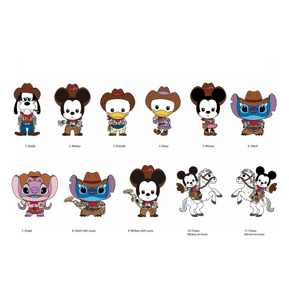 Køb Disney Classic Western 3D Foam Bag Clips Series 72 Display (24) hos ...