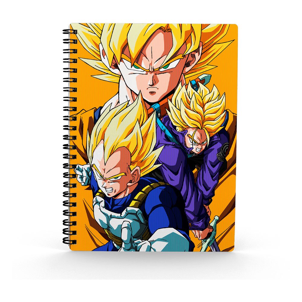 Dragon Ball Z Notebook with 3D-Effect Saiyans