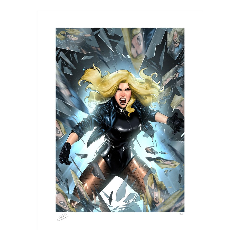 Køb DC Comics Art Print Black Canary 46 x 61 cm - unframed hos ...