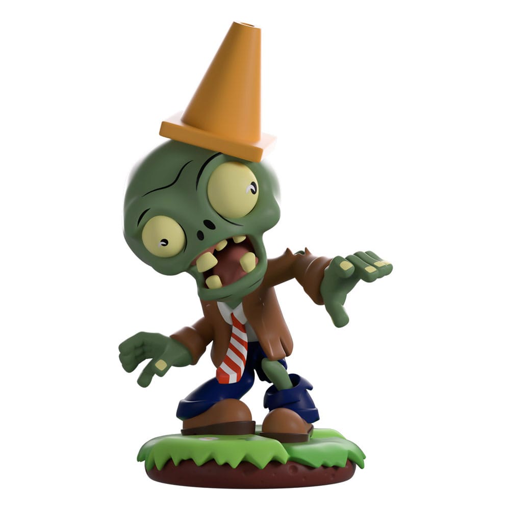 Køb Plants vs. Zombies Vinyl Figure Conehead Zombie 12 cm hos ...